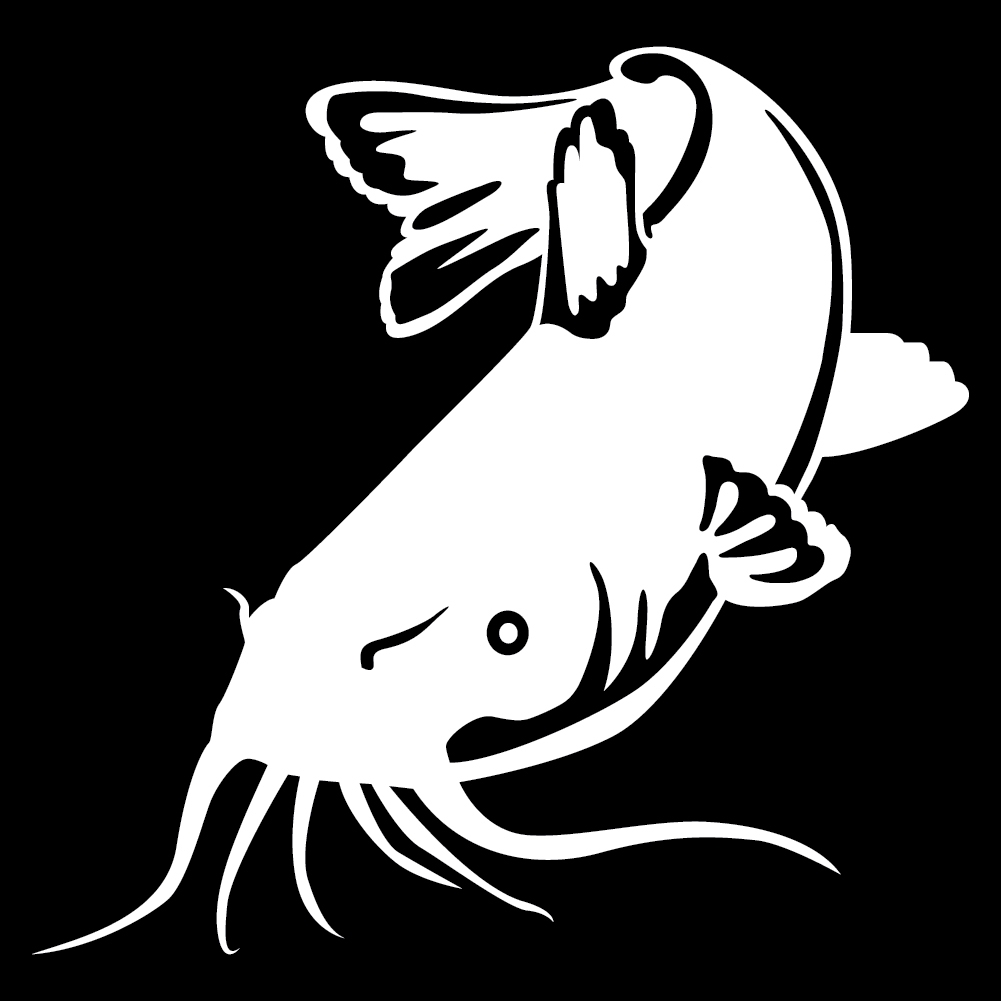 Catfish Feeding Wall Decal