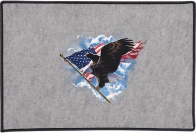 Patriotic Flying Eagle Door Mat