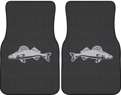 Walleye Silhouette Car Mats