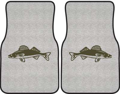 Walleye Silhouette Car Mats